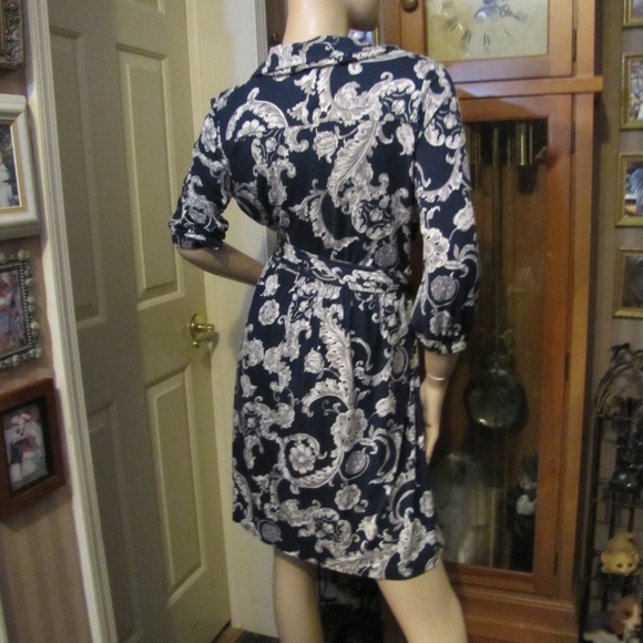 Talbots Petite | Dresses | Talbots Petite Dark Blue Modalsilk Dress 8 ...